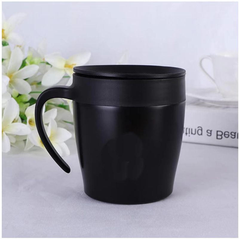 Jual Mug Gelas Kopi Teh Tahan Panas Stainless Steel Tutup Vacuum ...