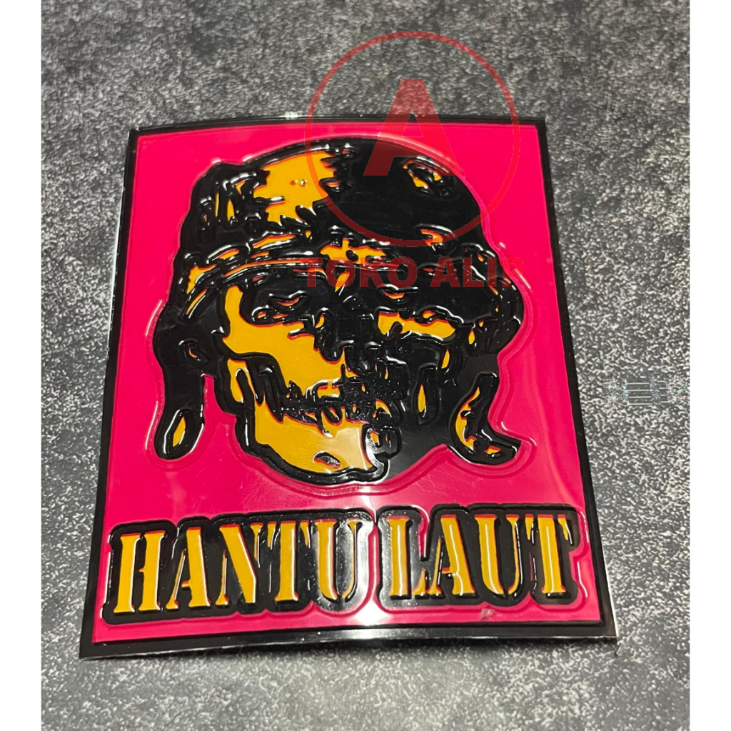 Jual Sticker Hantu Laut - Stiker Plat Hantu Lat - Stiker Mobil - Stiker ...