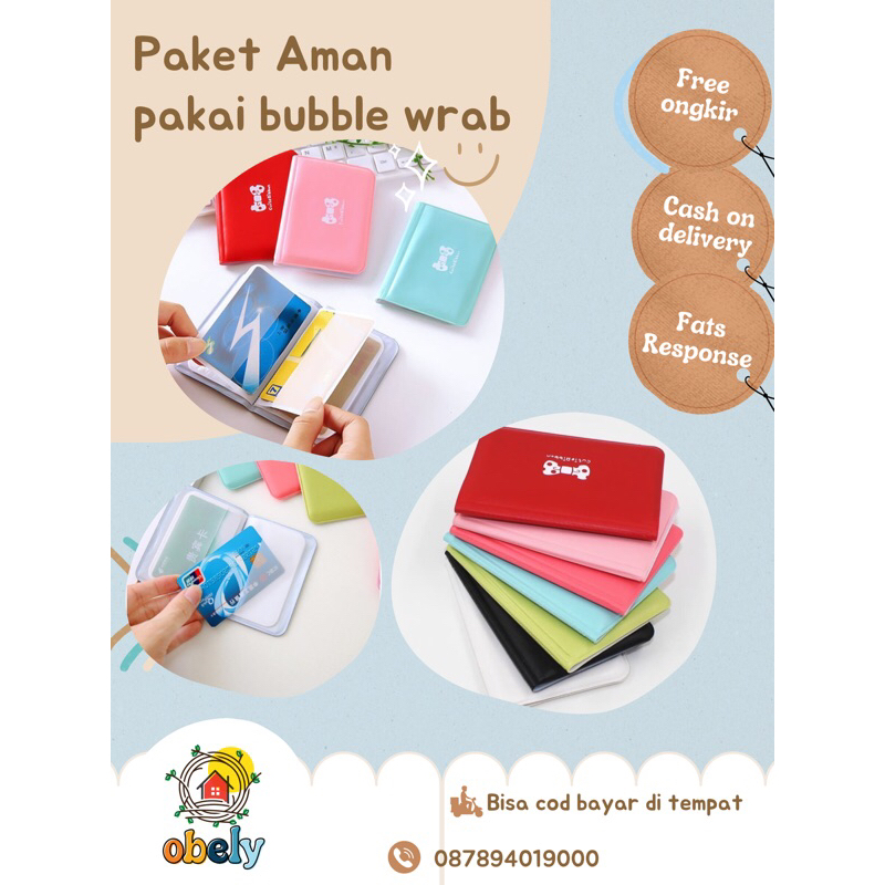 Jual Dompet Kartu Cutie Ribbon / ID Card Holder / Dompet ID Card ...