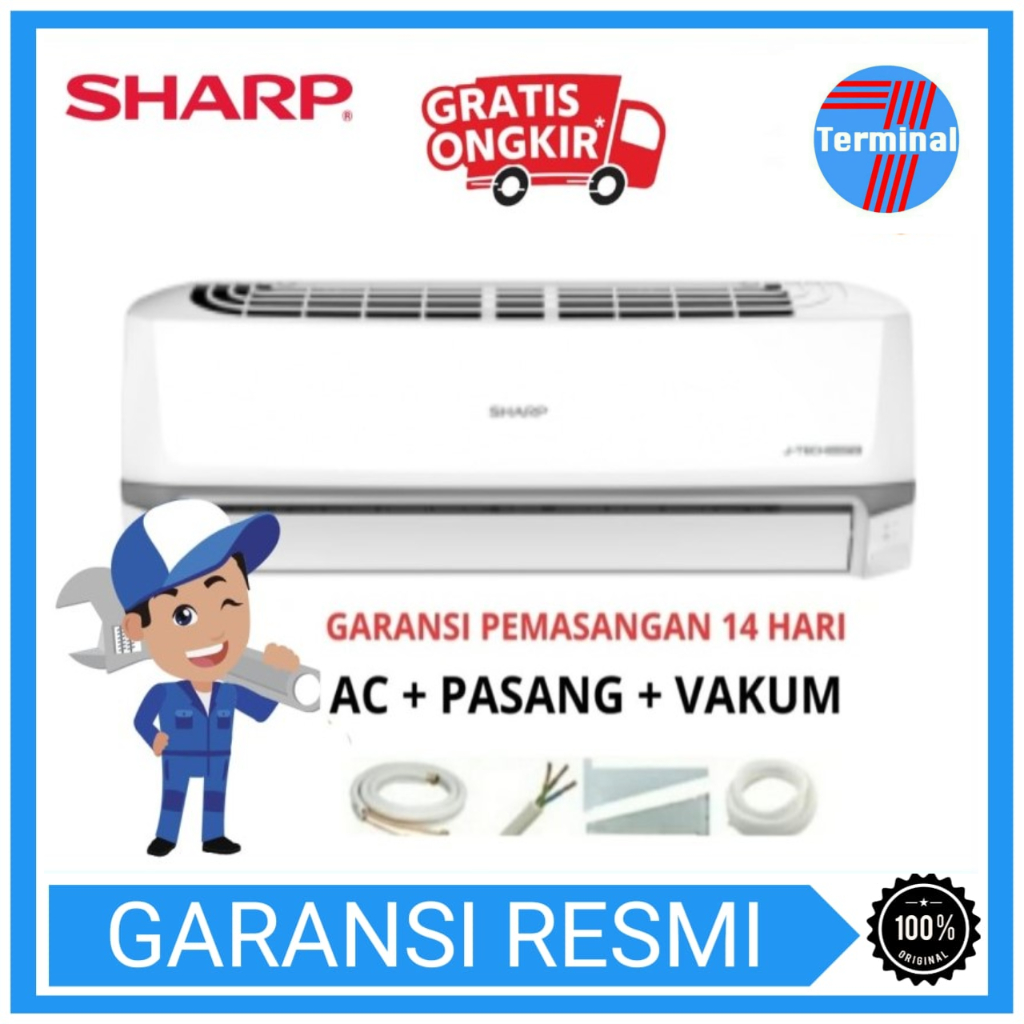Jual SHARP AC 3/4 PK A7BEY GARUDA SERIES 3/4PK + PASANG AH-A7BEY | Shopee Indonesia