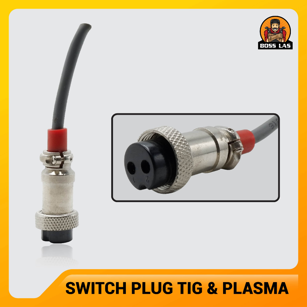 Jual TITAN Switch Plug Adaptor Konektor Tig Plasma Torch Mesin Las ...