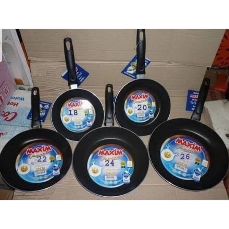 Jual MAXIM : VAL FRY PAN VALENTINO PENGGORENGAN TEFLON FRYPAN 18 - 26 ...