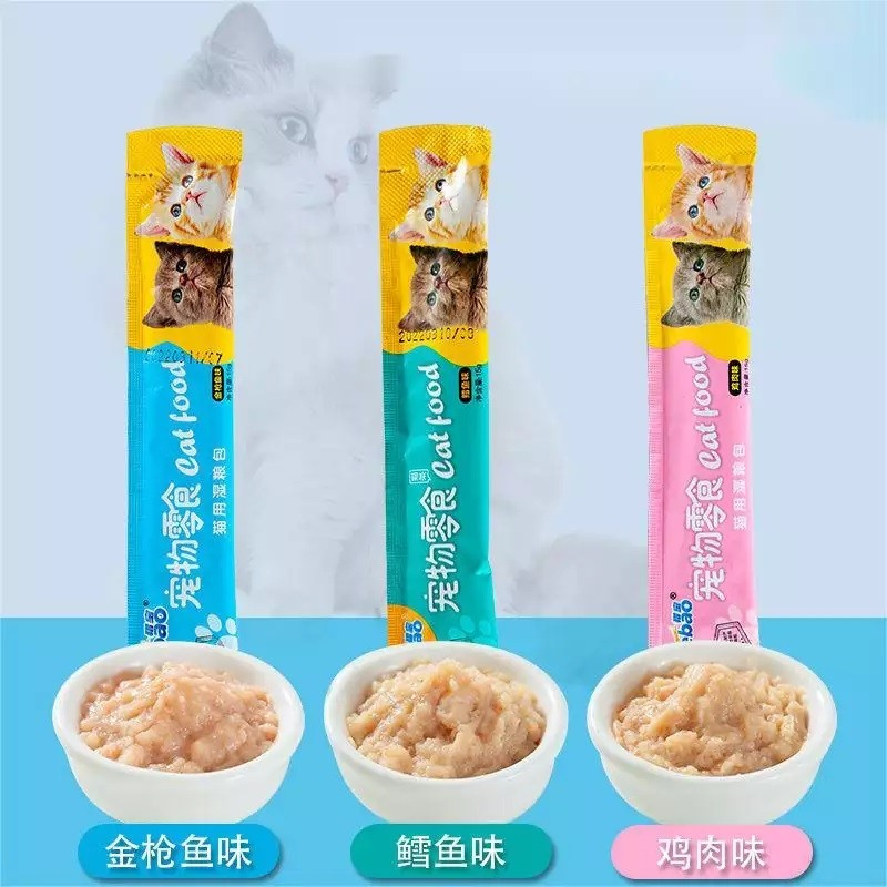 Jual Snack Liebao cat liquid creamy treats cemilan kucing 15 gr ...