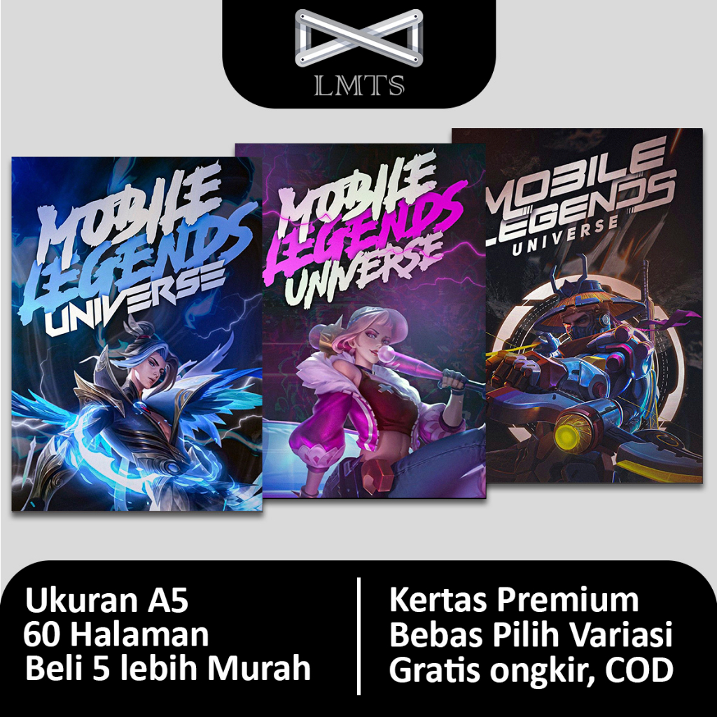Jual [Grosir] Buku Tulis Mobile Legend Universe A5 | Shopee Indonesia
