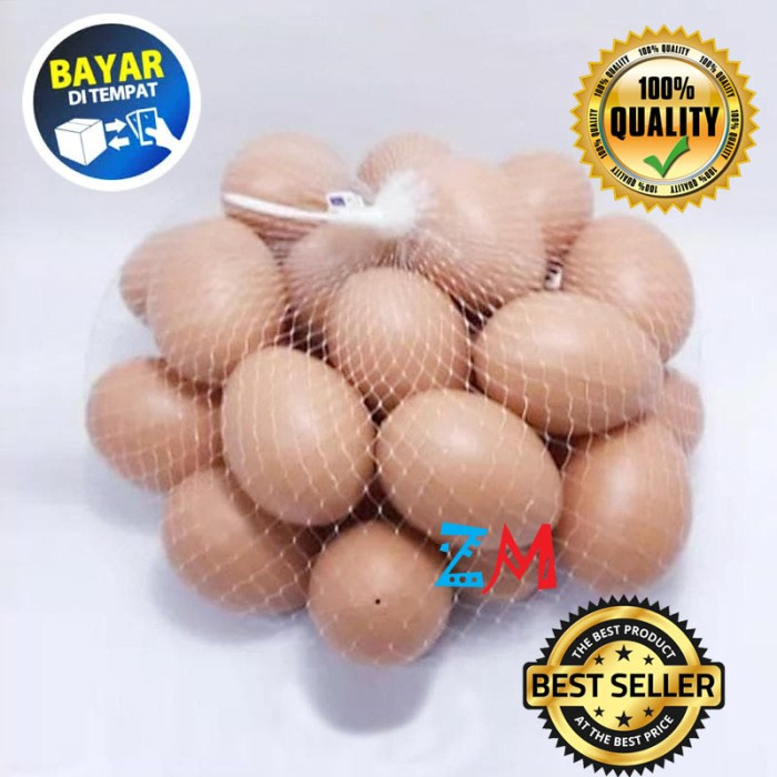 Jual MAINAN TELUR PLASTIK Telur Ayam Dummy / Telur Paskah/Mainan Telur ...