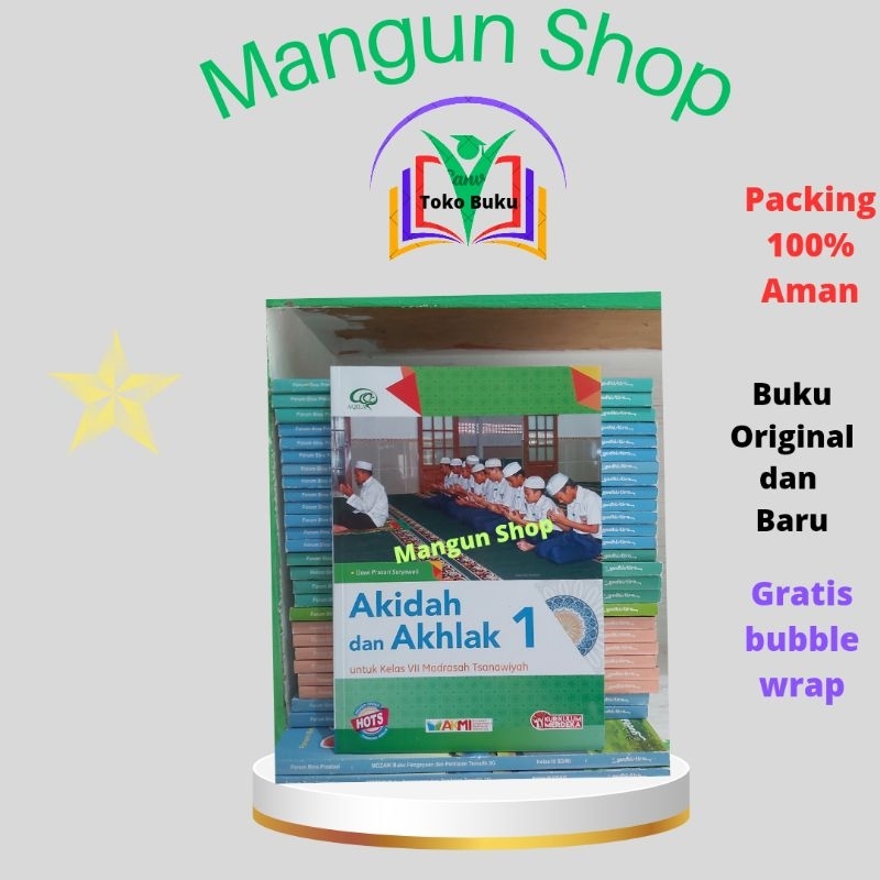 Jual Buku Akidah dan Akhlak Kelas 7,8,9 Madrasah Tsanawiyah ( MTs Kurikulum Merdeka AQILA ...