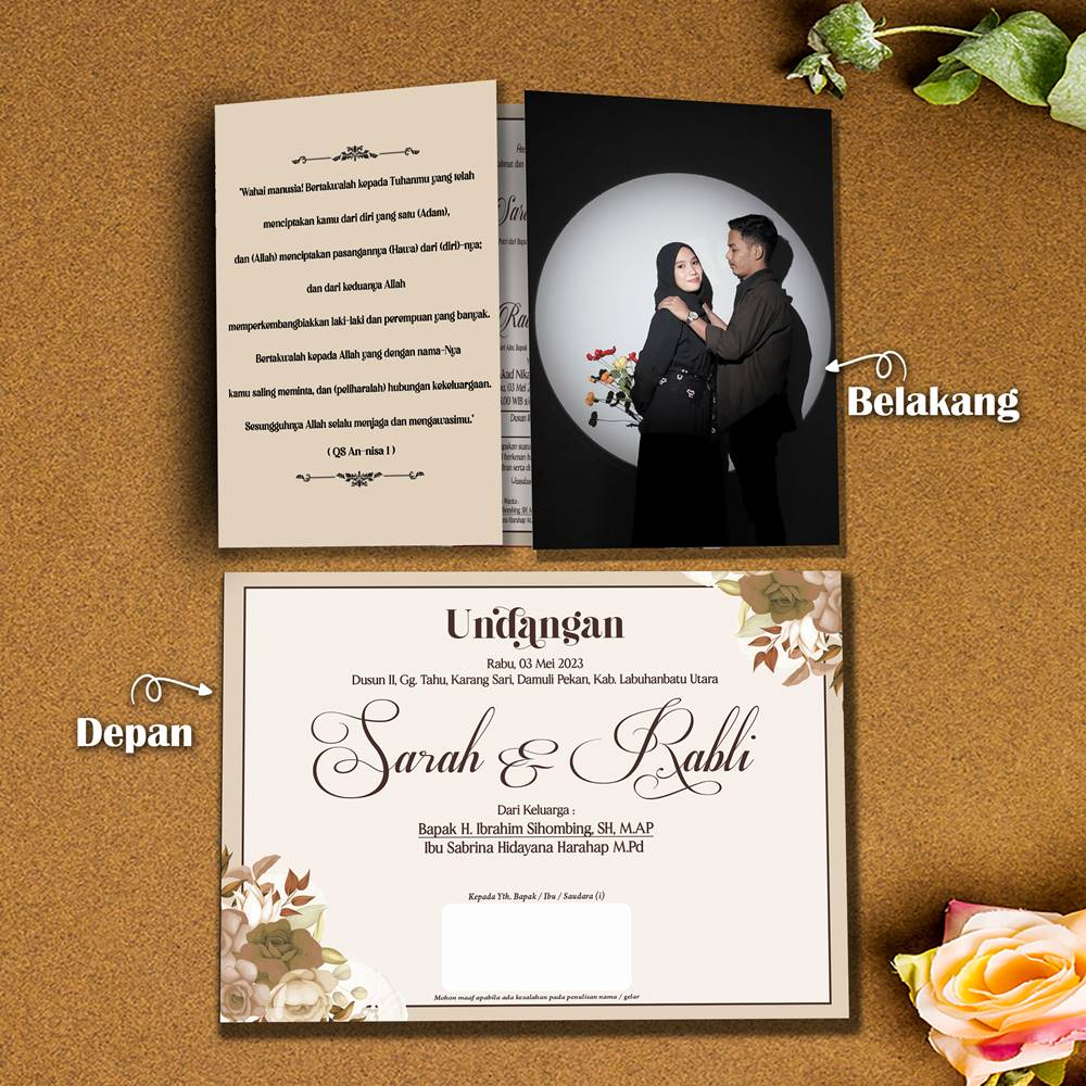 Jual contoh desain undangan kertas art paper costum | Shopee Indonesia