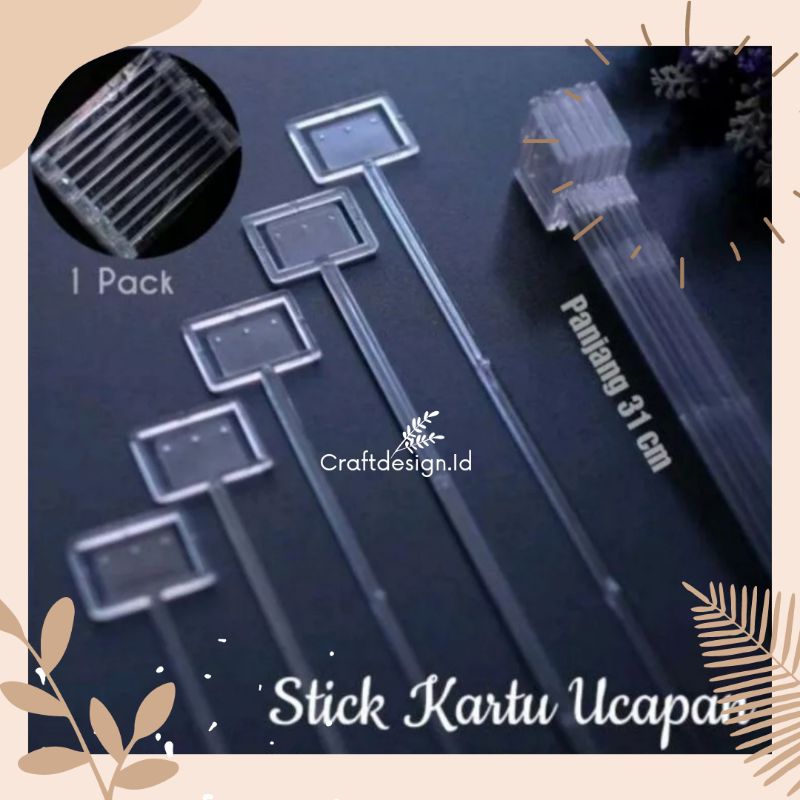 Jual Stik Kartu Ucapan Buket Bunga Kado Wisuda Dekorasi Wedding ...