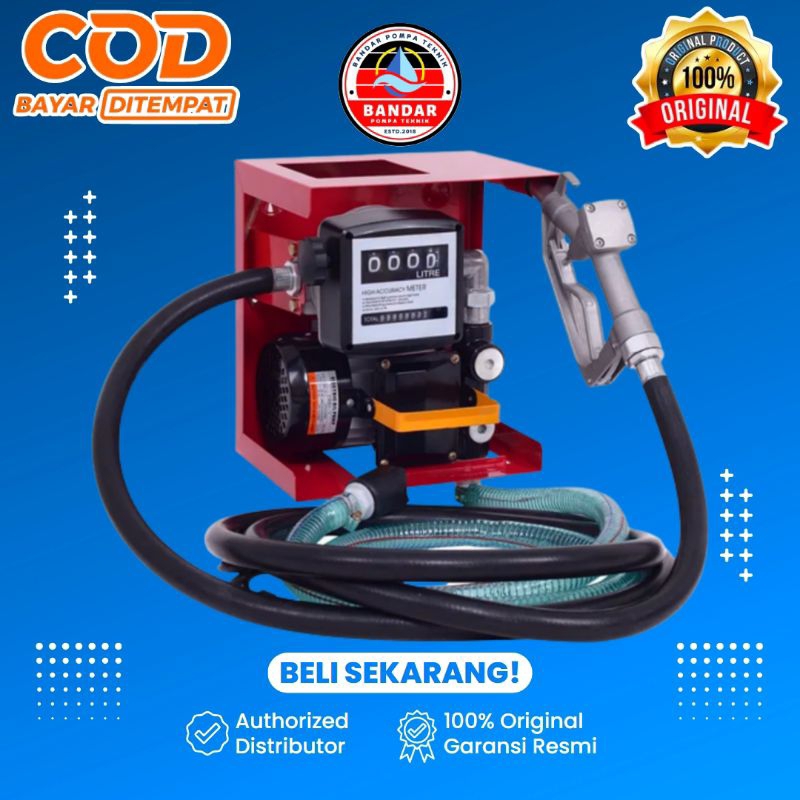 Jual Pompa solar flow meter / pompa transfer solar 4 Digit Fuel Rite ...