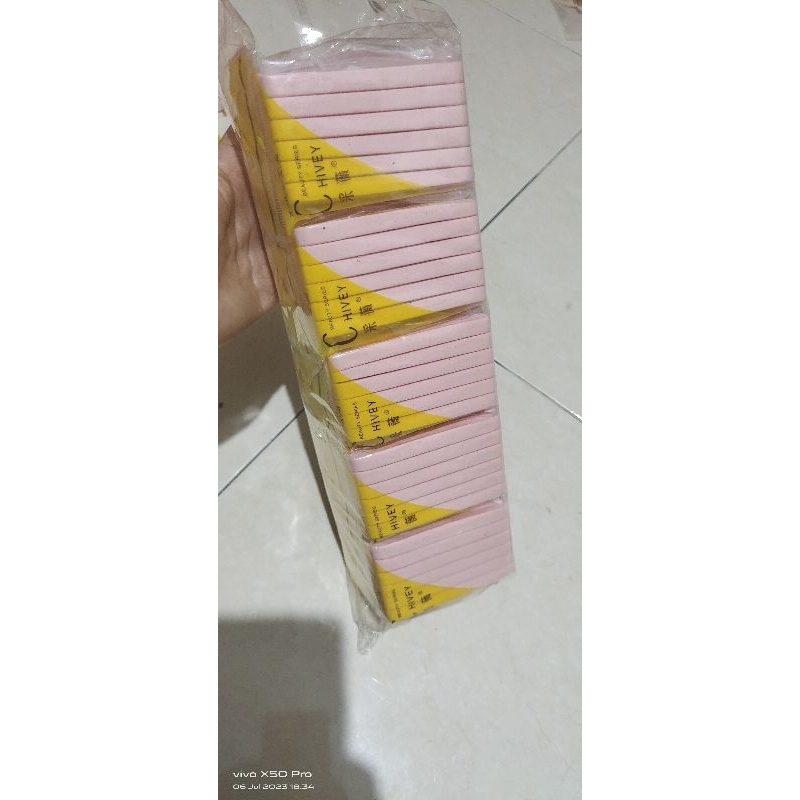 Jual 20lusin sponge stick ,REALPICT SPON FACIAL WARNA PEACH | Shopee ...