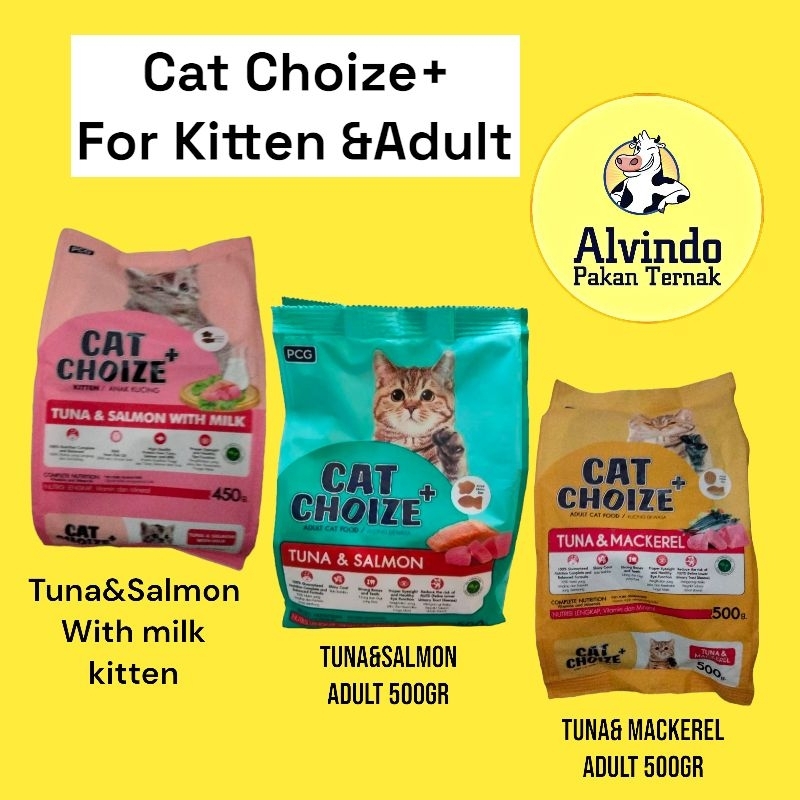 Jual makanan kucing CAT CHOIZE PLUS KITTEN & ADULT all varian Freshpack ...