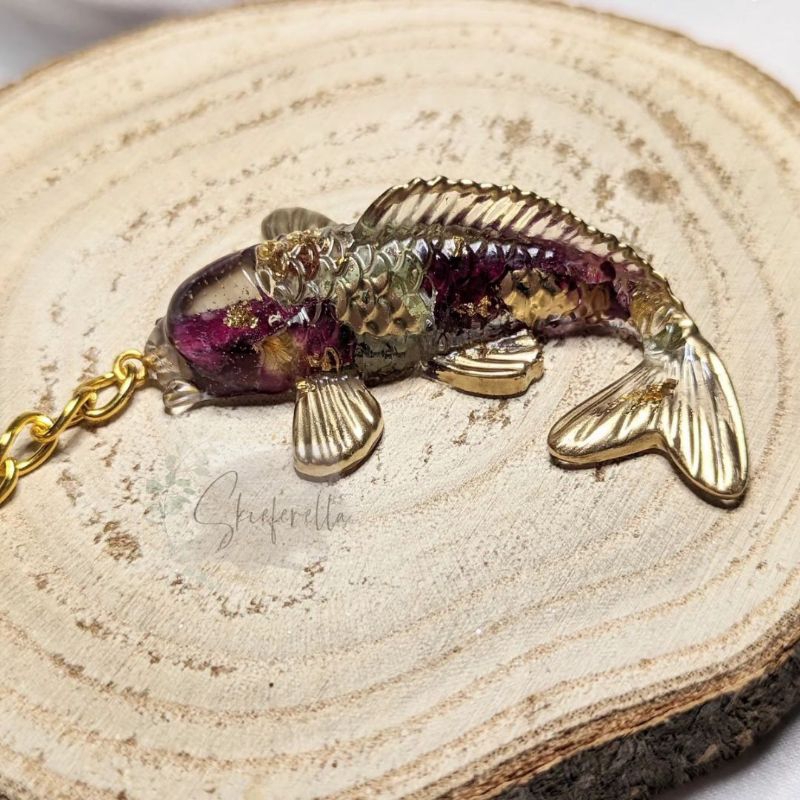 Jual gantungan kunci ikan koi custom warna | Shopee Indonesia