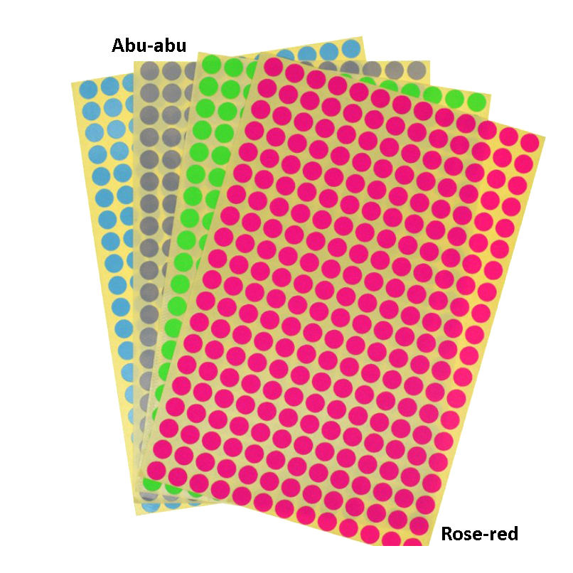 Jual Stiker bulat sticker dot sticker edukasi anak aktivitas montessori ...