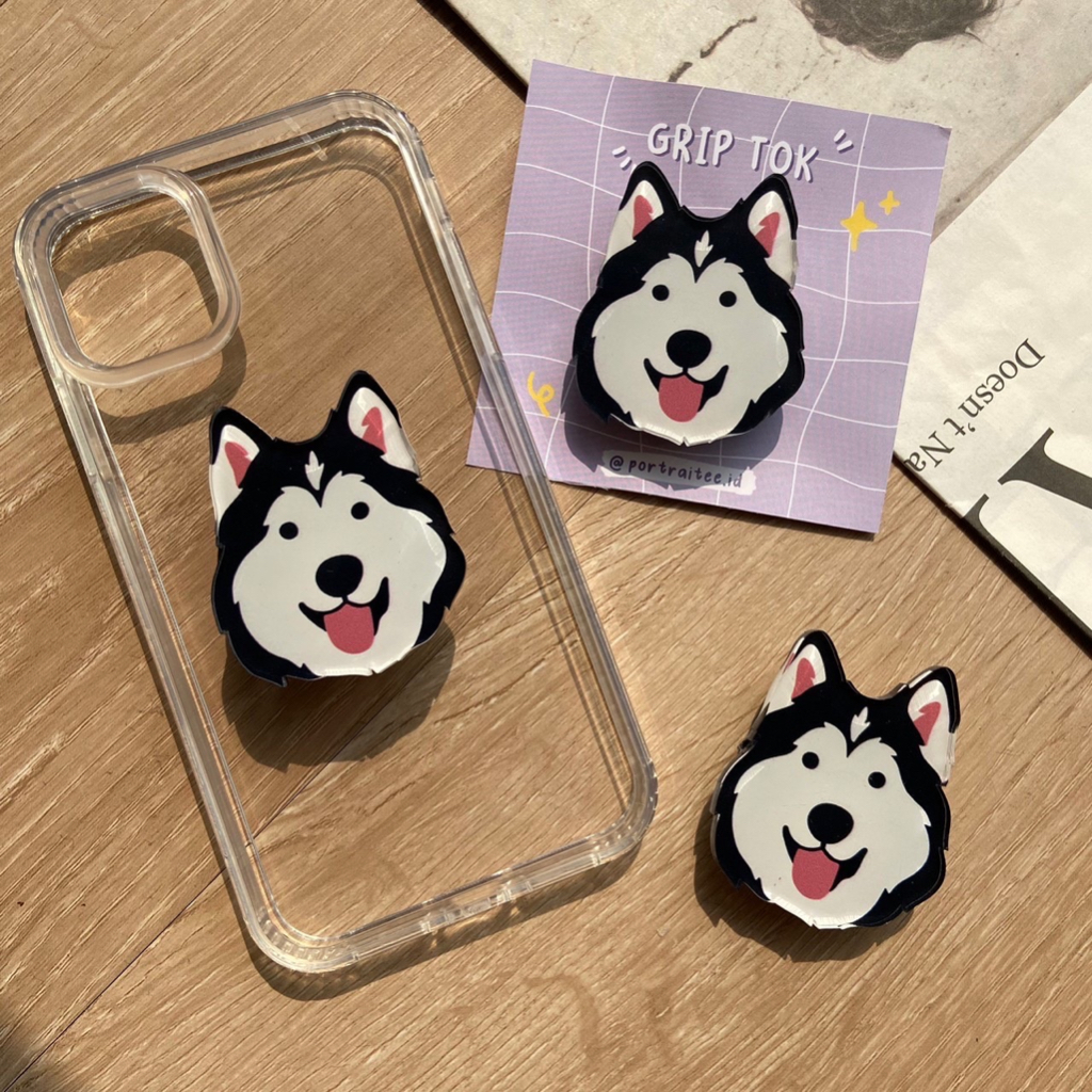 Jual PORTRAITEE - GRIPTOK / POPSOCKET (DOG VERSION) | Shopee Indonesia