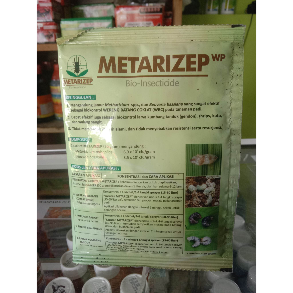 Jual Insektisida Metarizep WP | Shopee Indonesia