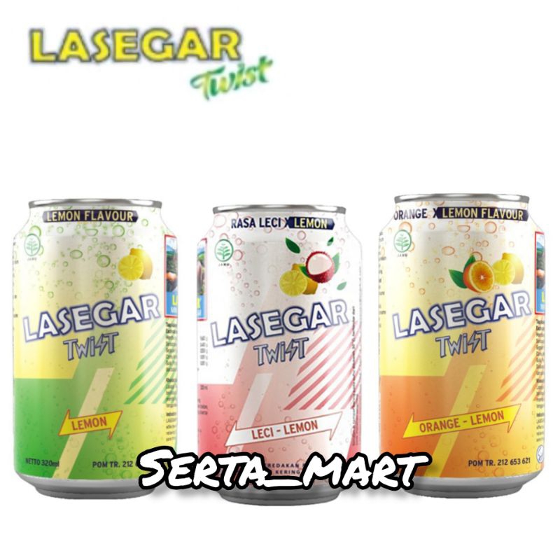 Jual Lasegar Twist Can 320ml - Larutan Penyegar Lychee / Jeruk / Lemon 320ml | Shopee Indonesia