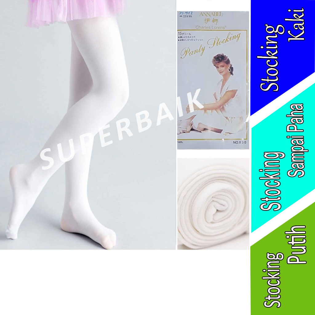 Jual Stocking Polos - Stocking Sheleg - Stocking Paha C.H - 22-24 CM ...