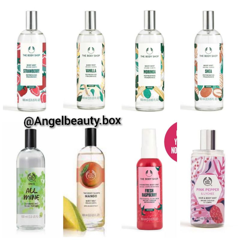 Jual THE BODY SHOP BODY MIST 100ml | Shopee Indonesia