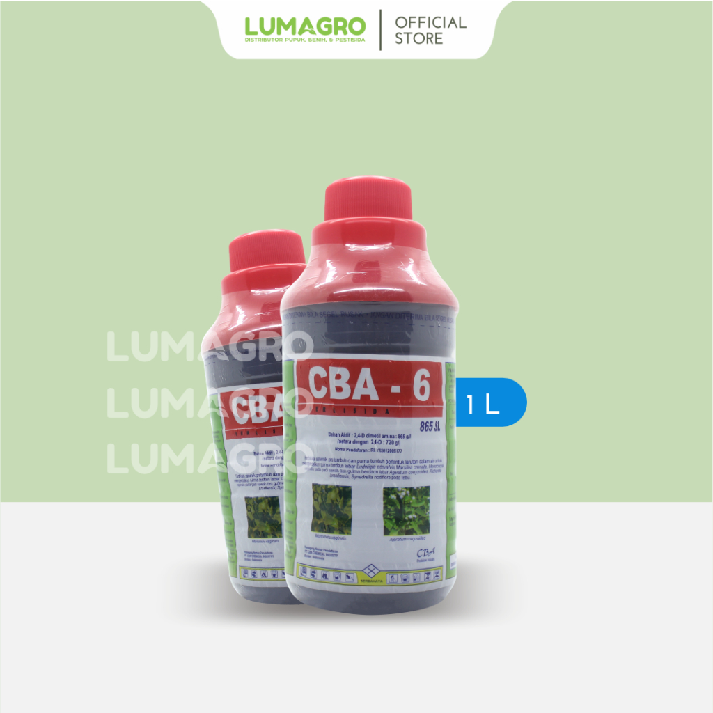 Jual Herbisida CBA6 1L Dimetil Amina Pembasmi Gulma Daun Lebar Pada Tanaman Tebu CBA 6 CBA-6 ...