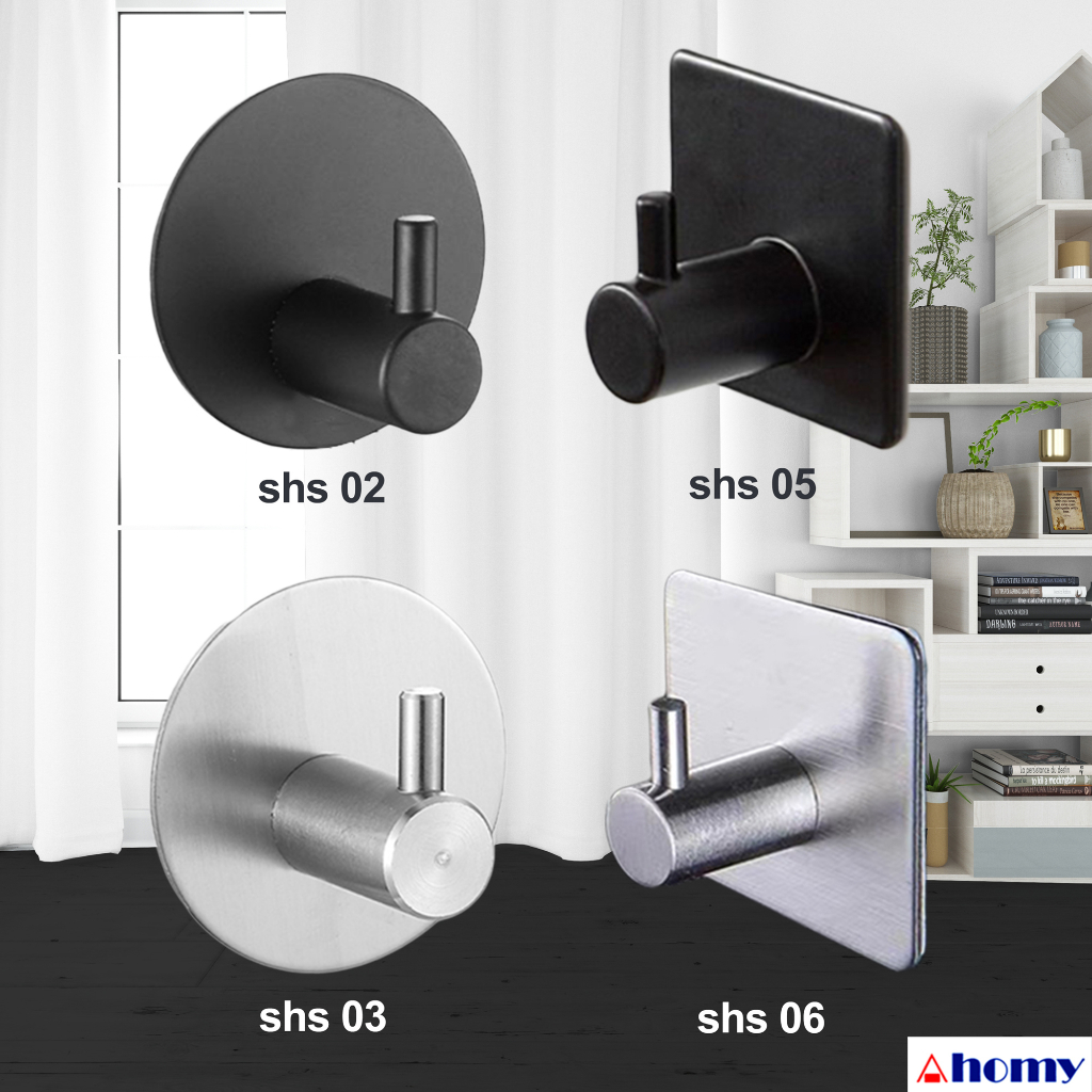 Jual stiker gantungan single sus 304 sticker hook T SHS 3M | Shopee ...