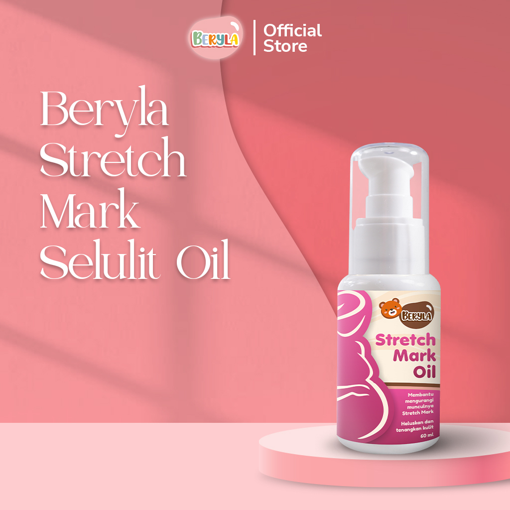 Jual BERYLA Mom Stretch Mark Oil Minyak untuk Selulit dan Keriput ...