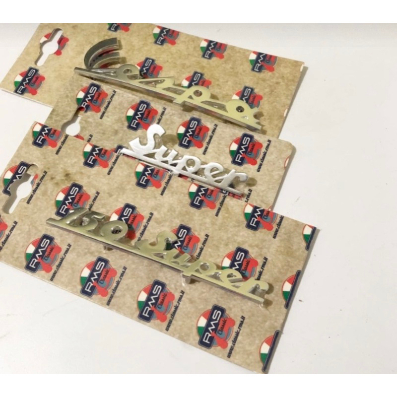 Jual emblem RMS vespa 150 super latin original | Shopee Indonesia