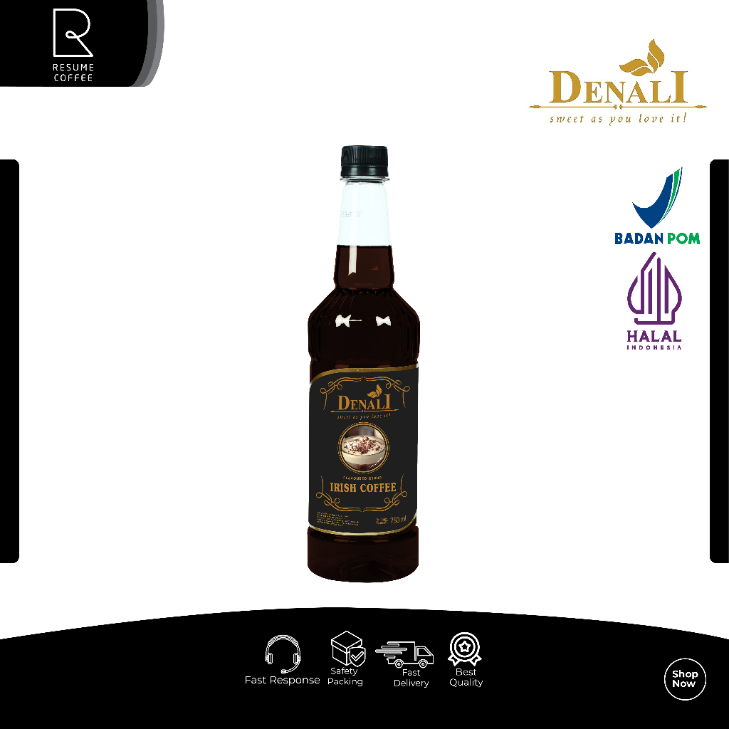Jual Denali Syrup Irish Cream/Irish Coffee - 750ml | Shopee Indonesia