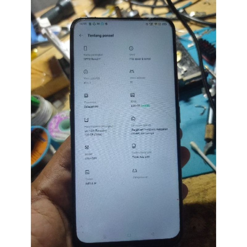 Jual Oppo Reno 2 F LCD Lokal Retak | Shopee Indonesia