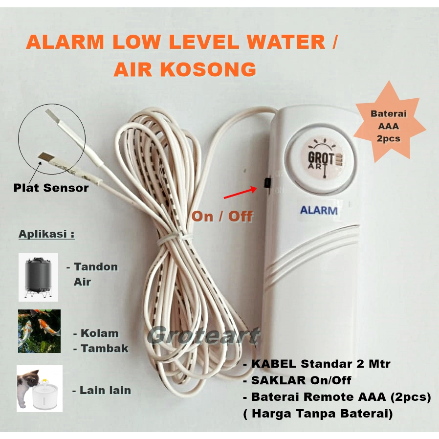 Jual Alarm Air Sensor Low Level Water Tandon Kosong | Shopee Indonesia