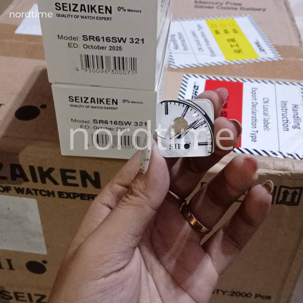 Jual Seiko Seizaiken SR616SW / 321 / SR 616 SW PB Original Baterai ...