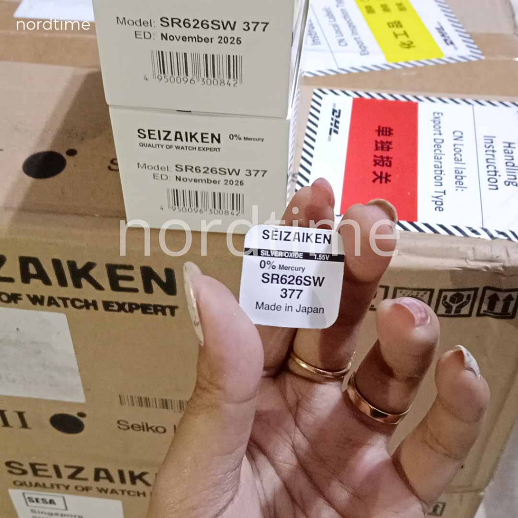 Jual Seiko Seizaiken SR626SW / 377 / SR 626 SW PB Original Baterai ...