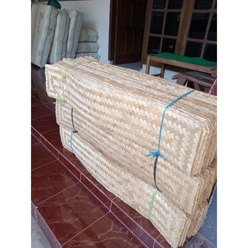 Jual besek bambu anyaman bambu sirip walet 20x100 | Shopee Indonesia