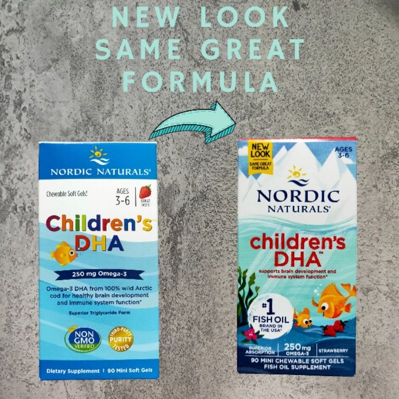 Jual Children's DHA Nordic Naturals, Strawberry, 90 Mini Soft Gels | Shopee Indonesia