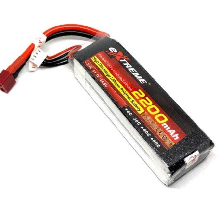 Jual Baterai Lipo eXtreme 2200Mah 11.1V 3S 30C lippo Deans plug | Shopee Indonesia