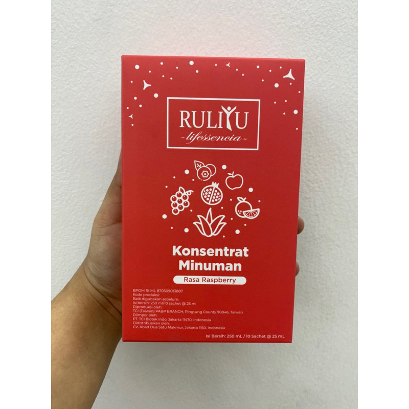 Jual RULIYU Konsentrat Raspberry minuman kesehatan KULIT isi 10 sachet ...