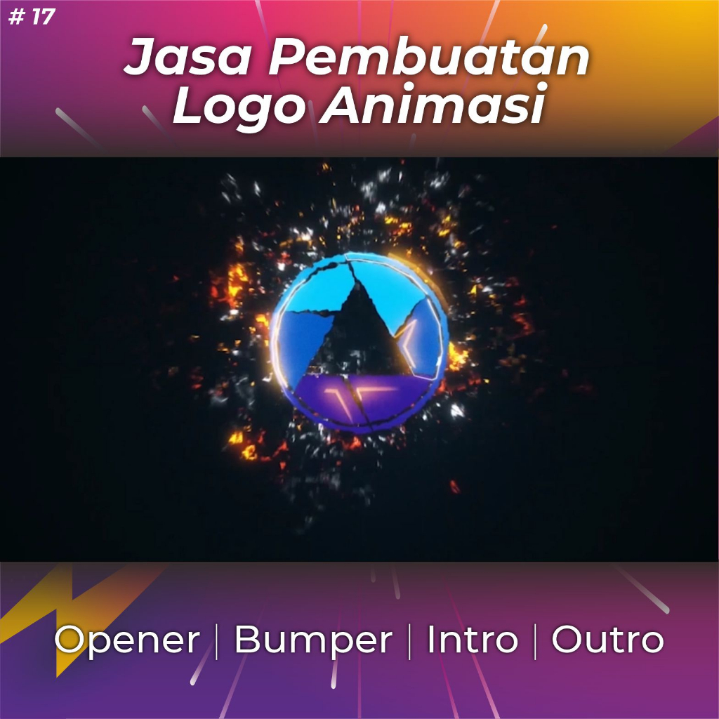Jual Jasa pembuatan Video Animasi Opening Intro Outro Logo untuk kebutuhan Youtube Instagram ...