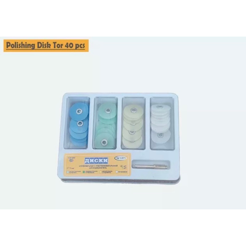 Jual DENTAL POLISHING DISC Bur isi 40 pieces / Disc pengkilap Composite ...