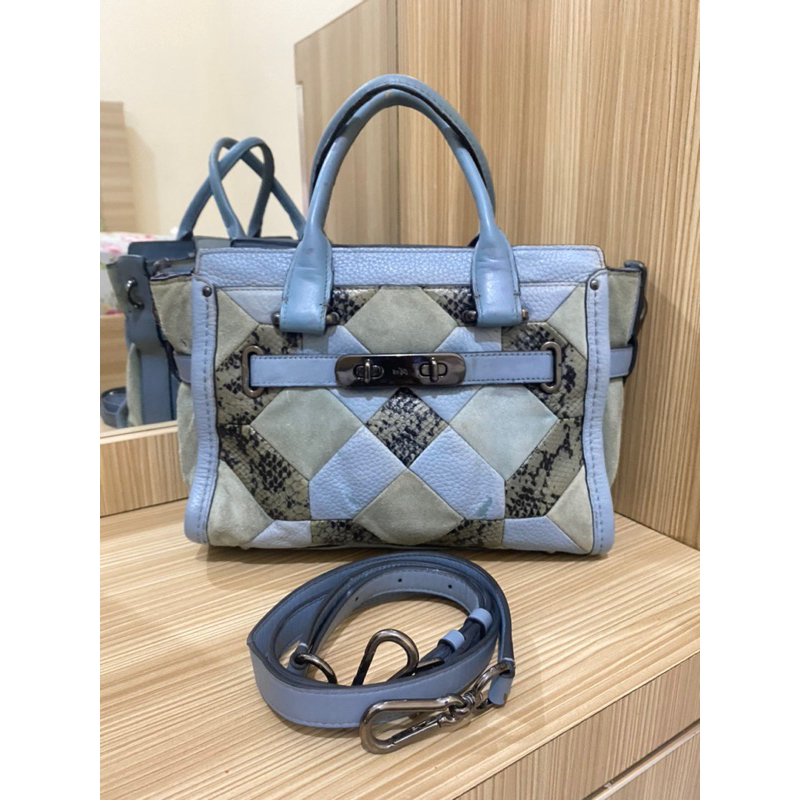 Jual Coach Swagger 27 patchwork | Shopee Indonesia