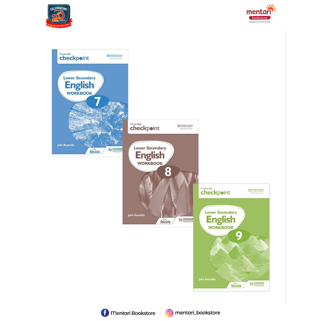 Jual Hodder Cambridge Checkpoint Lower Secondary English Workbook 3rd Edition | Buku Bahasa ...