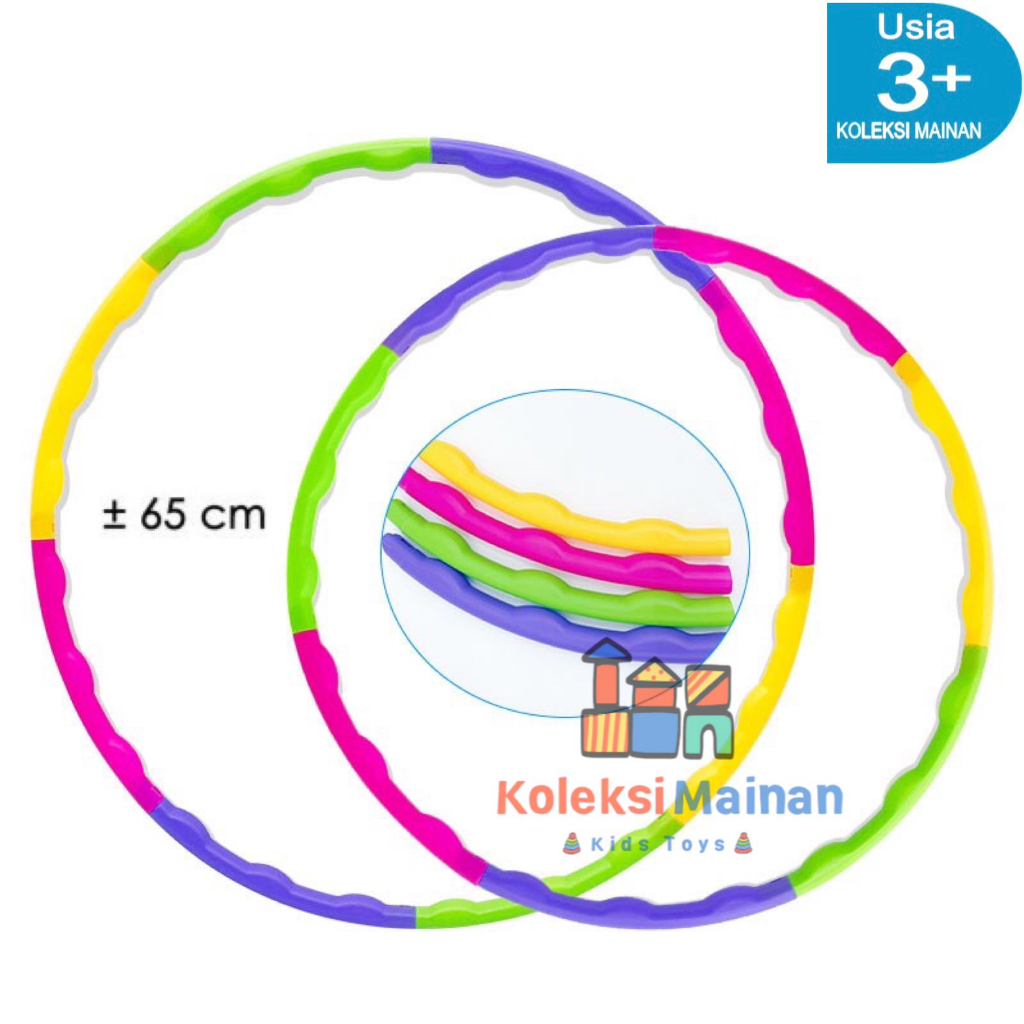 Jual Mainan olahraga anak hula hoop ring pipa bongkar pasang hulahop | Shopee Indonesia