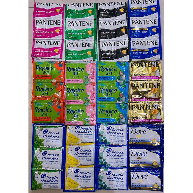 Jual shampo 1 renteng 12 sachet | Shopee Indonesia