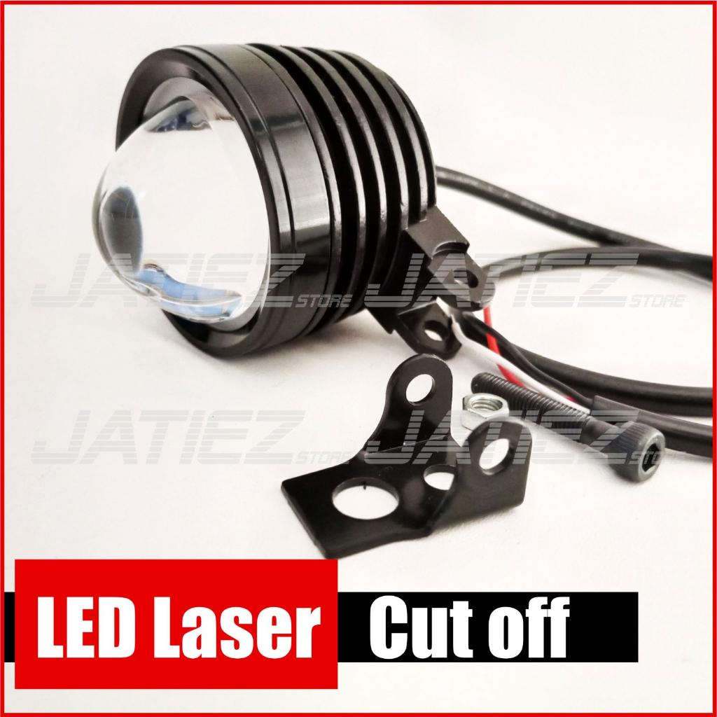 Jual Lampu Tembak Laser LED 2 Warna Cut Off Hi Low | Shopee Indonesia