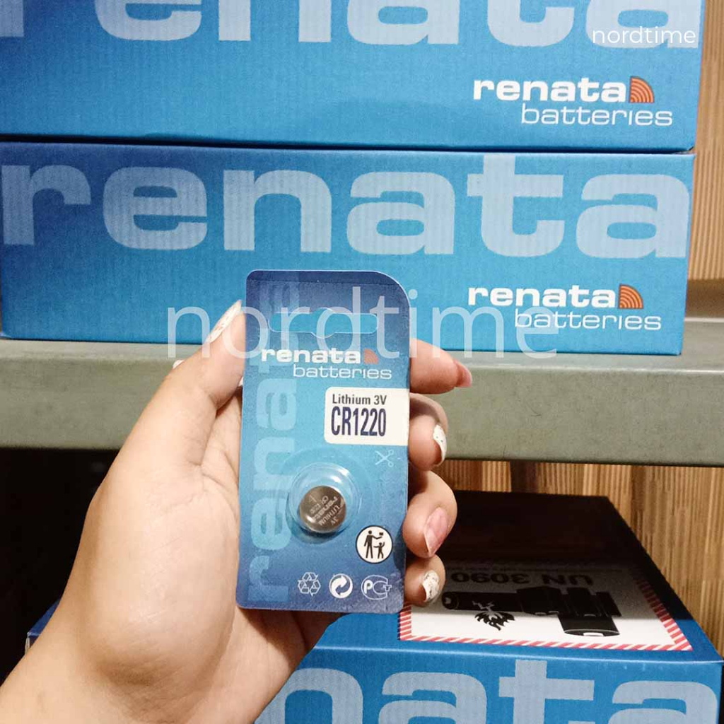 Jual Renata CR1220 / CR 1220 Original Baterai Renata Kancing Batre Battery Batrai Jam Tangan ...