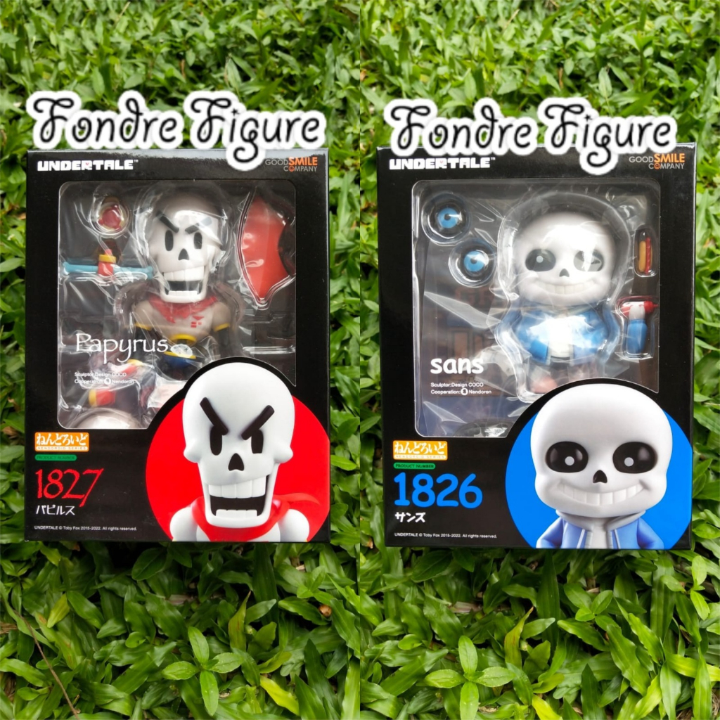 Jual ORIGINAL NENDOROID SANS 1826 PAPYRUS 1827 UNDERTALE NENDO 2D RPG ...