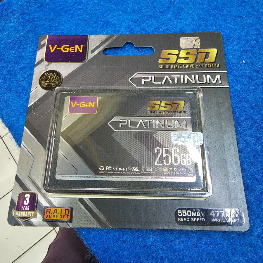 Jual SSD 256GB Sata VGEN PLATINUM | Shopee Indonesia