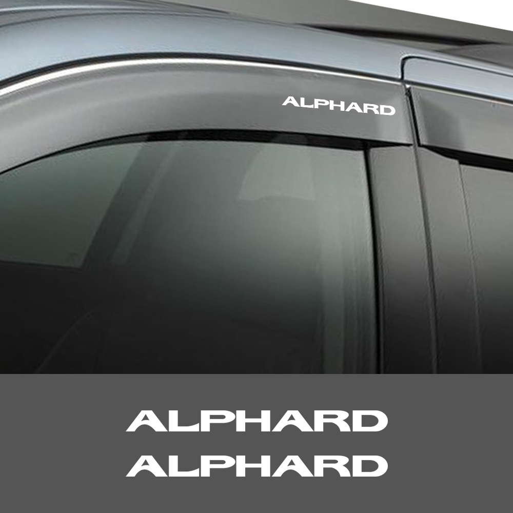 Jual Stiker Talang Air Mobil Toyota Alphard - Car Visor Decal Sticker ...
