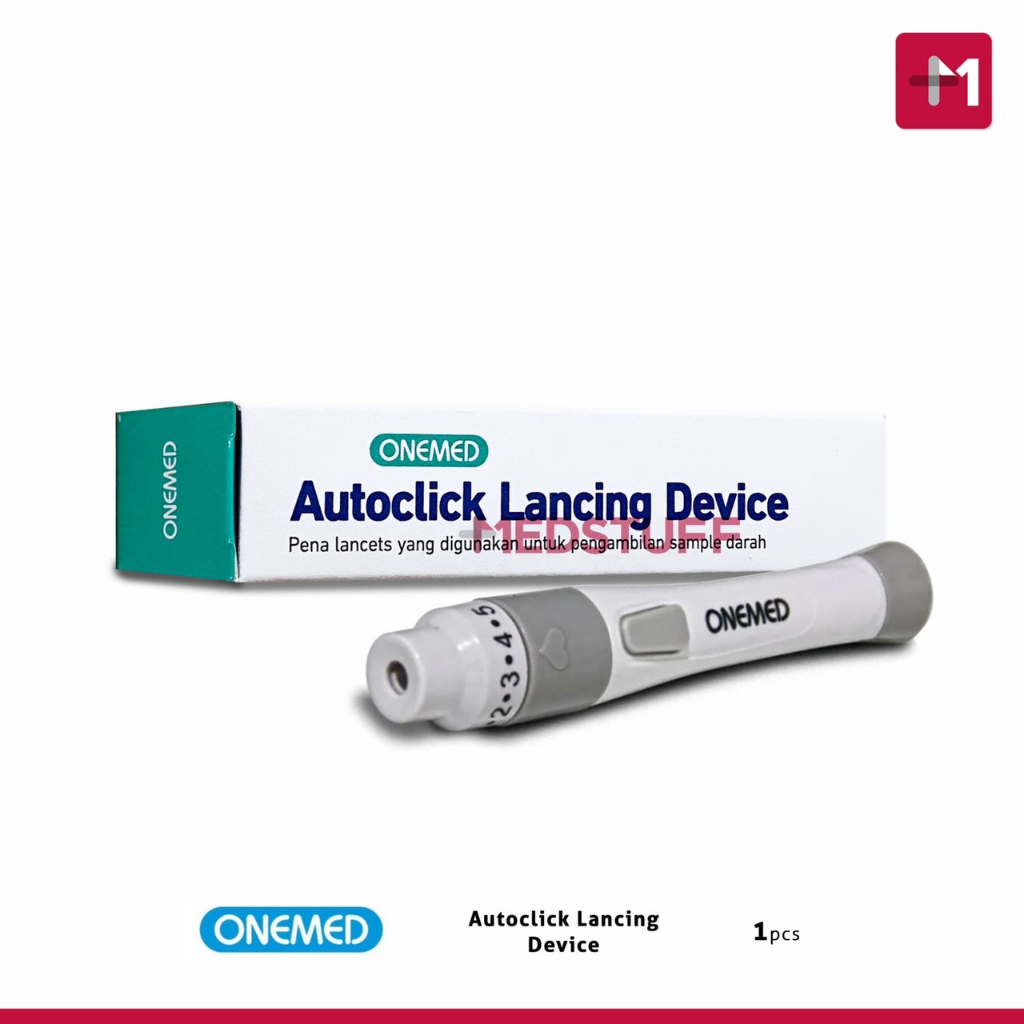 Jual Autoclick Device Onemed Pen Lancet Lancing Device Alat Ambil ...