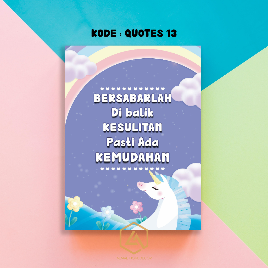 Jual Wall Decor Quotes Motivasi Untuk Anak | Shopee Indonesia