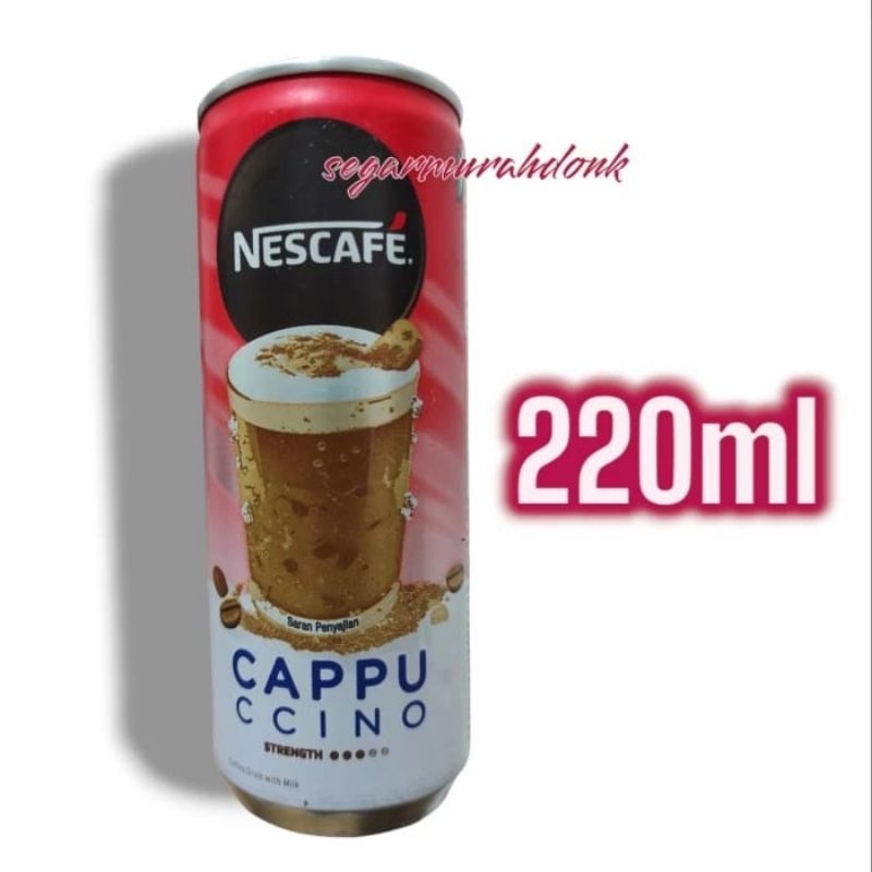 Jual NESCAFE CAPPUCCINO 220 ml Kopi Kaleng rasa Capucino | Shopee Indonesia