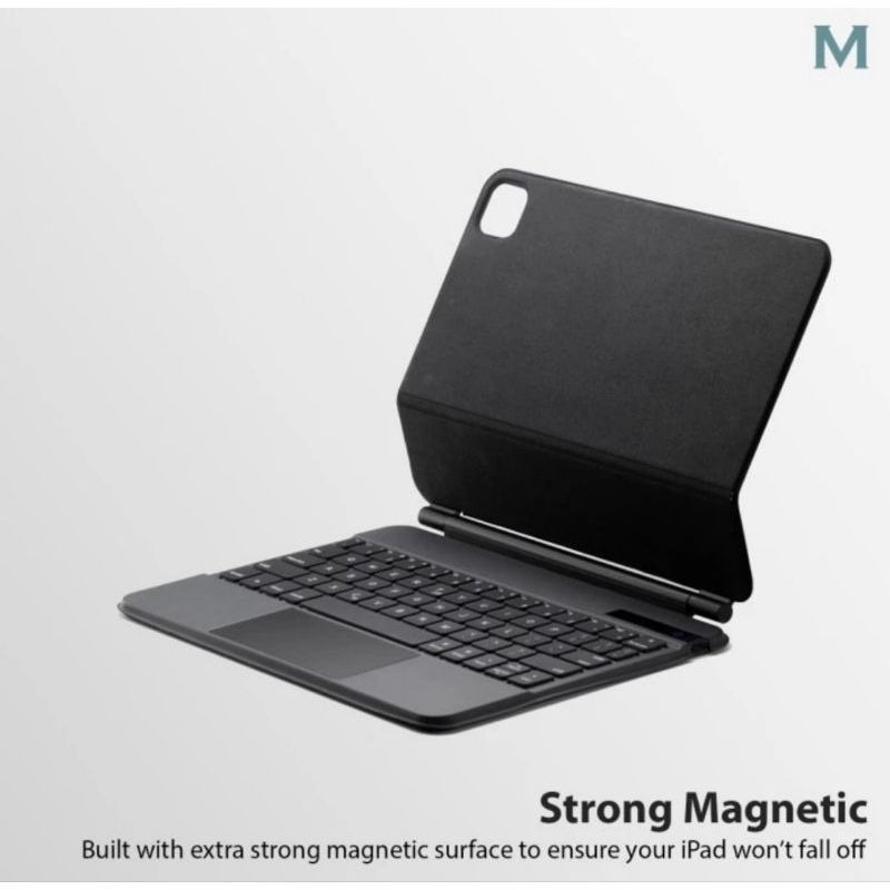 Jual Bundling MILS Floating Magic Keyboard & 3 Pin Case Back For Ipad ...